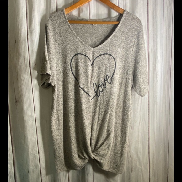 Misia | Tops | Misia Curvy Plus Knotfront Tunic | Poshmark